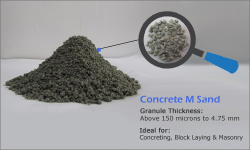 Buy M Sand or Manufactured Sand in Bengaluru | Free M-Sand Samples
