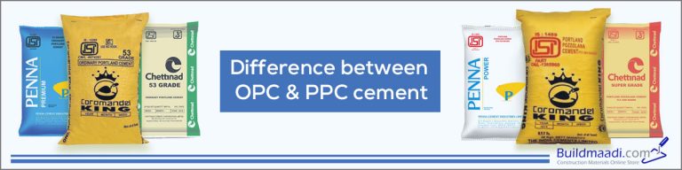 What is the difference between OPC and PPC cement? Which one to use?